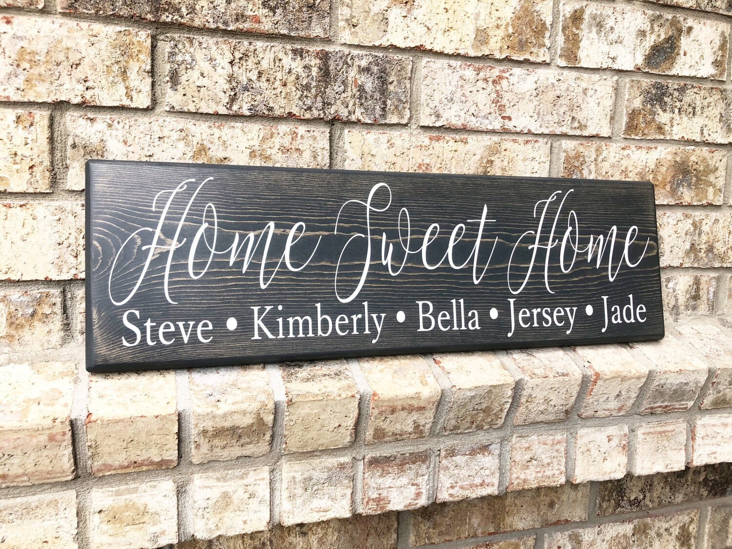 Home Sweet Home Family Name Signs New Home Sign | Etsy