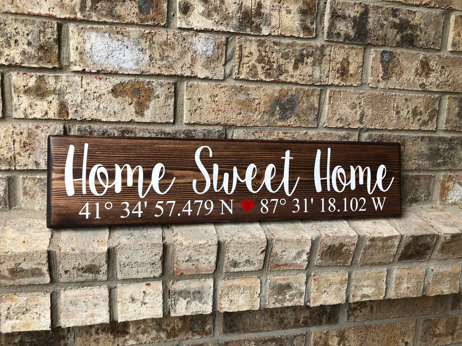 Home Coordinates Sign GPS Coordinates Sign Home Sweet Home Sign ...