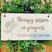 Therapy Session in Progress Sign, Therapy Sign, Therapy Session Sign ...