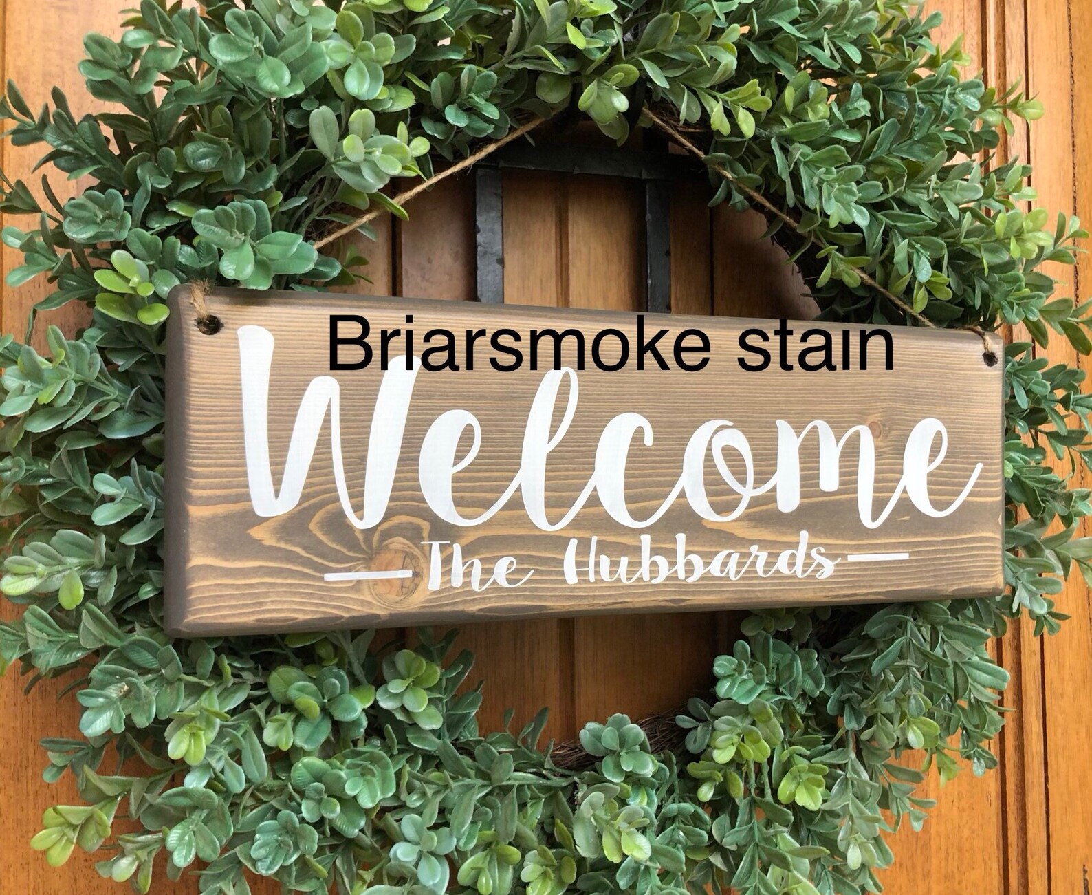 Welcome Sign Welcome Door Sign Personalized Sign Family Name Sign Front ...