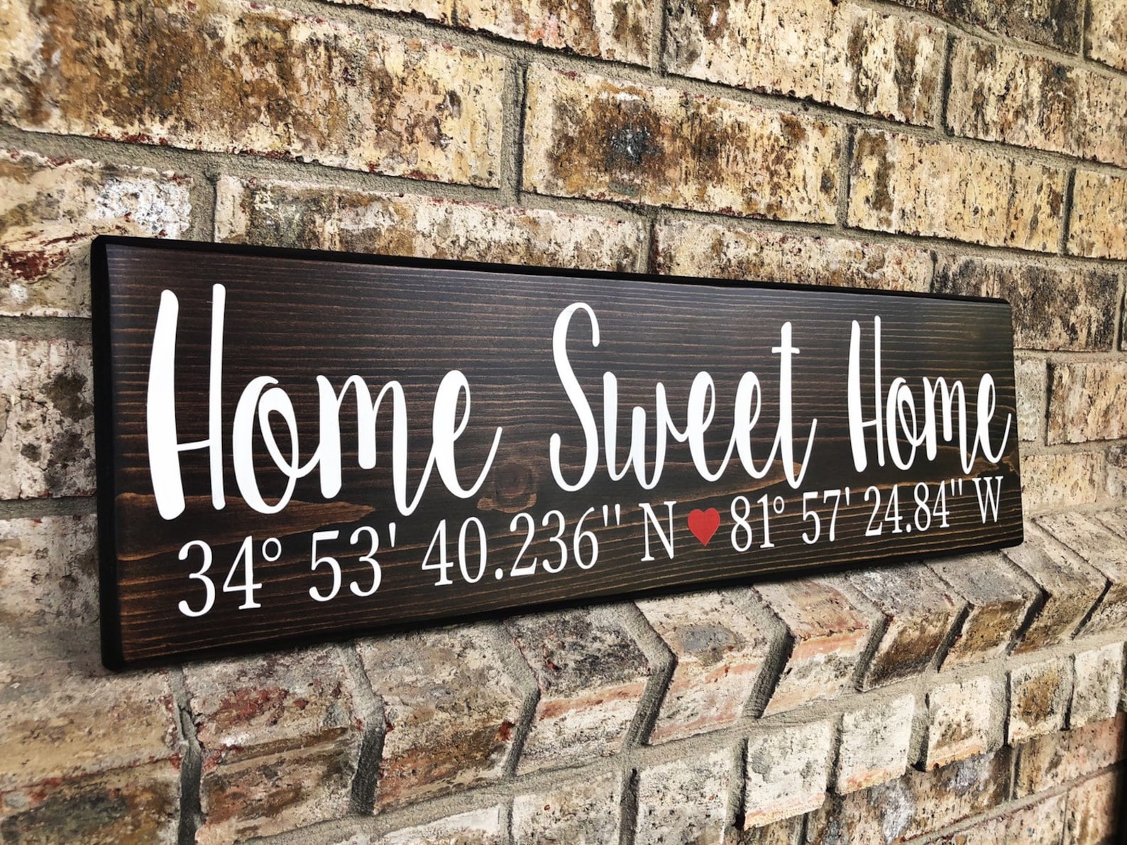 Home Coordinates Sign GPS Coordinates Sign Home Sweet Home Sign ...