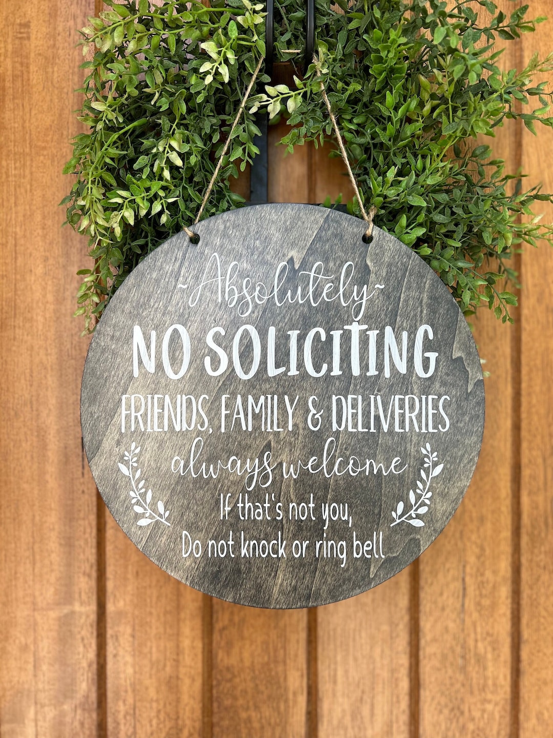 No Soliciting Door Sign, Do Not Disturb Sign, No Solicitation Sign, Do ...