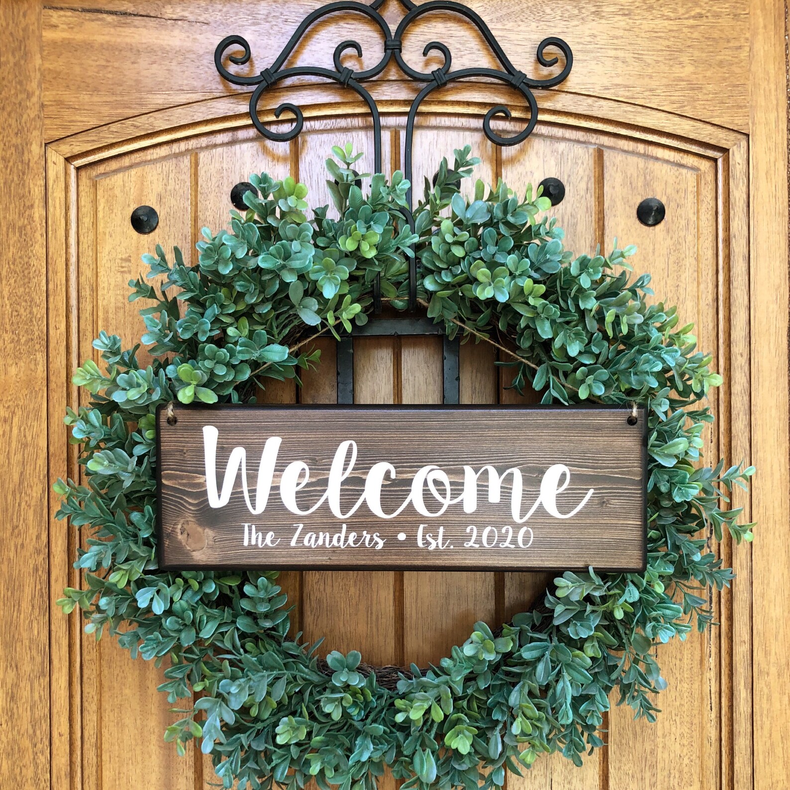 Welcome Sign Welcome Door Sign Personalized Sign Family - Etsy