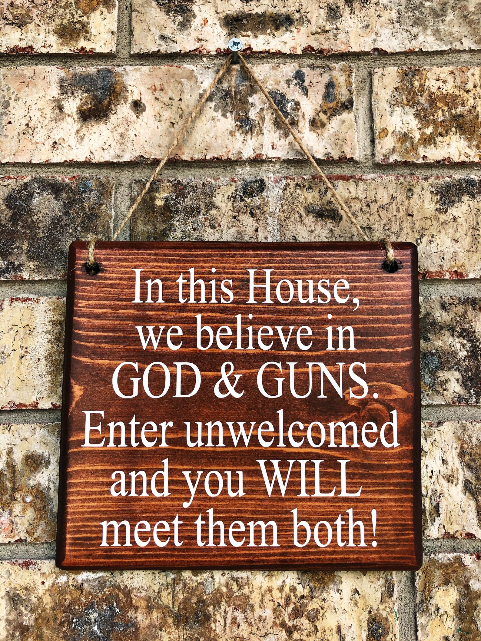 2nd Amendment Sign Guns Sign Do Not Disturb Sign No | Etsy