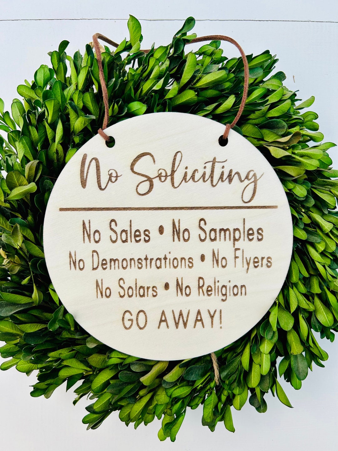 No Soliciting Door Sign, Do Not Disturb Sign, No Solicitation Sign, Do ...