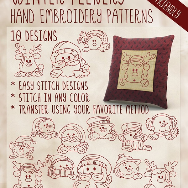 Redwork Pattern - Etsy