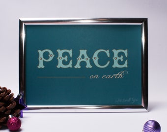 Peace on Earth - Etsy