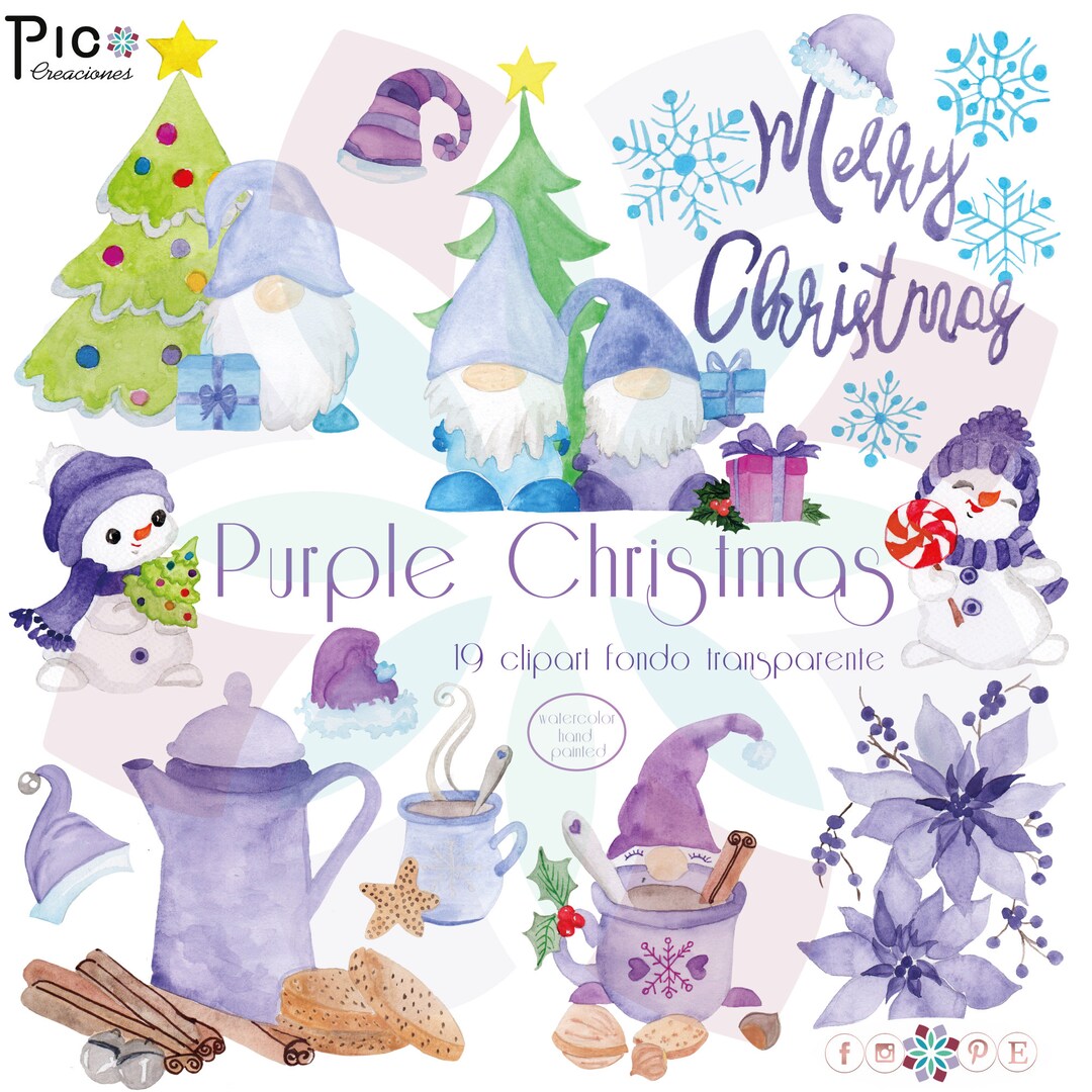 Purple Christmas, Purple Christmas, Purple, Elves, Christmas Tree ...