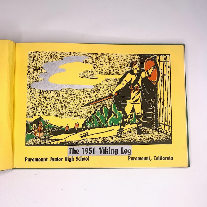 1951 Paramount Junior High School Year Book California Autographs ...