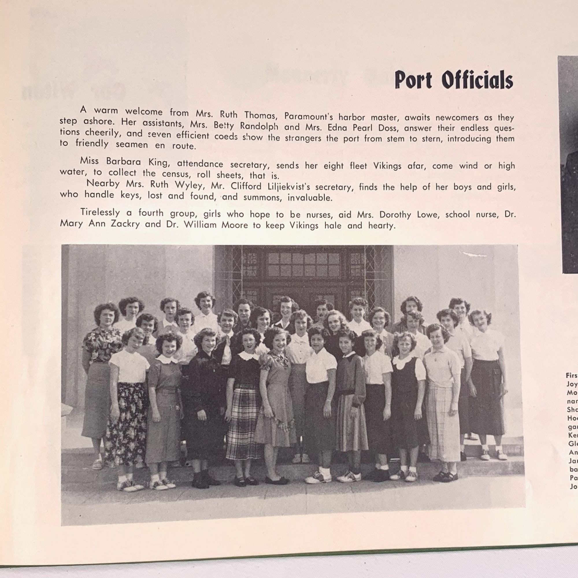 1951 Paramount Junior High School Year Book California Autographs ...