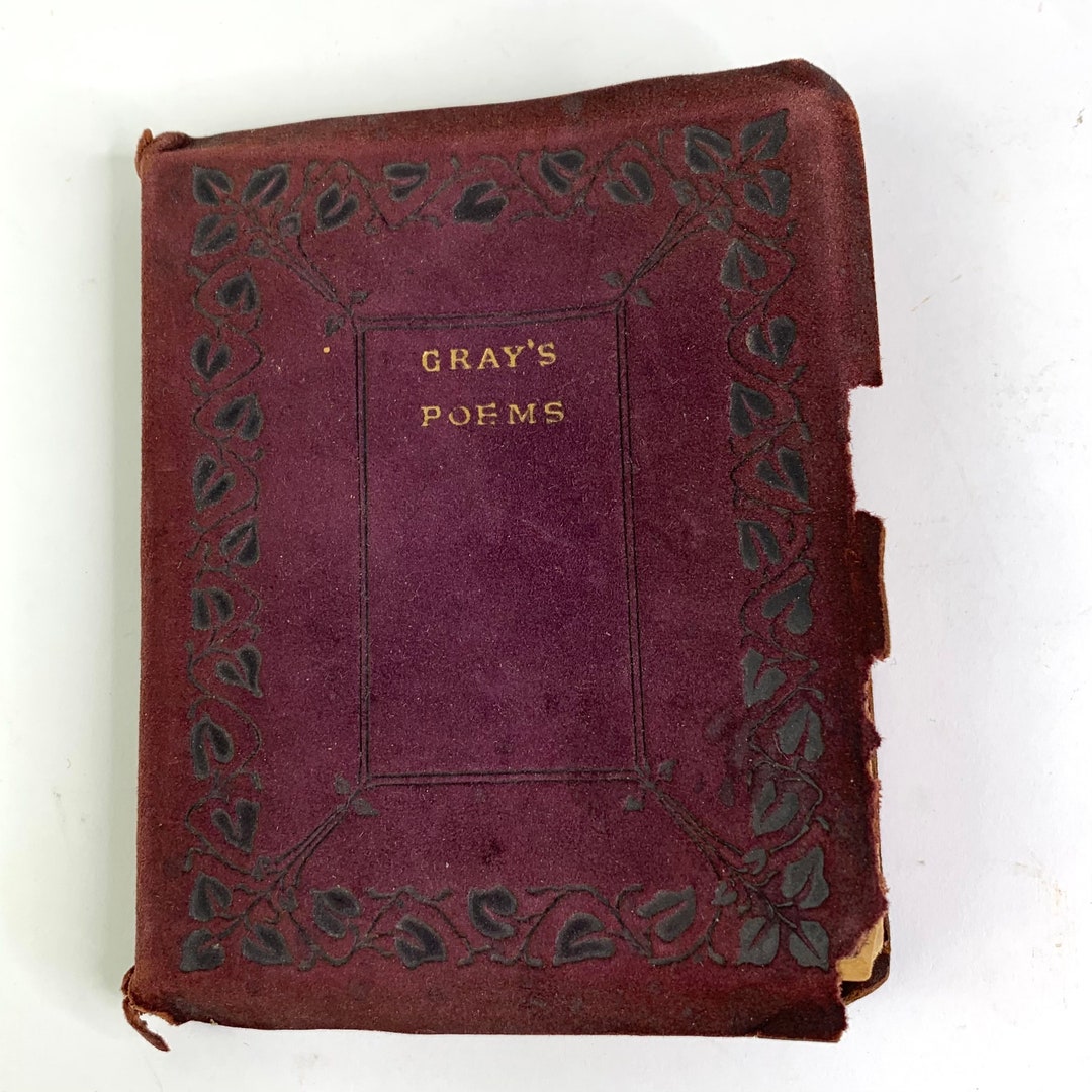 Original “english Poems” by Thomas Grey Published by A C Curtis ...