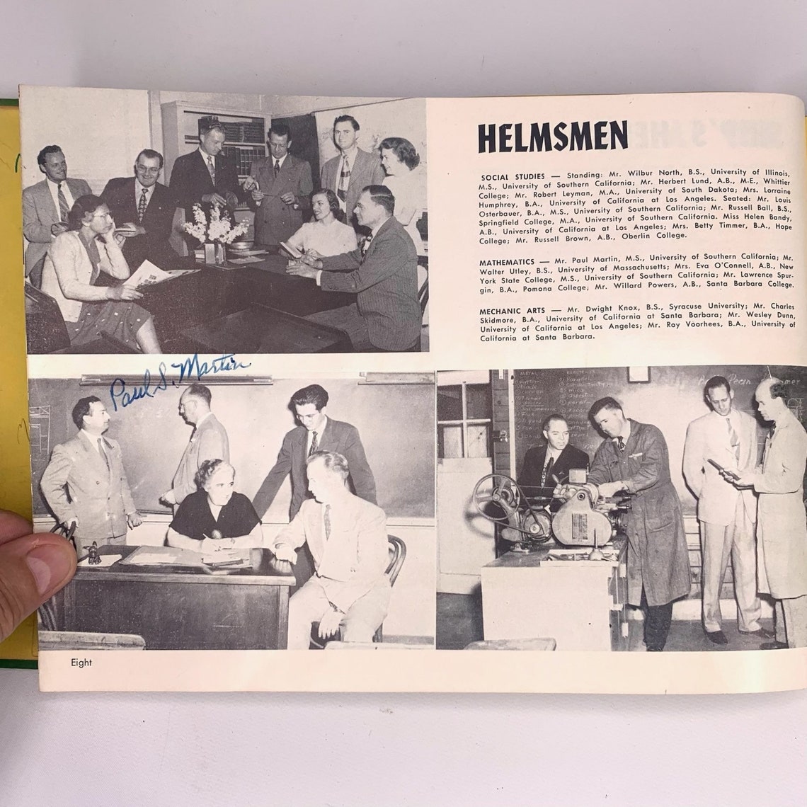 1951 Paramount Junior High School Year Book California Autographs ...