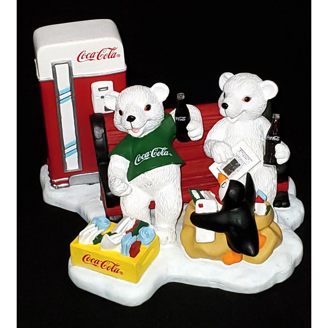 Coca-cola Passing the Day in a Special Way Coke Bear Figurine Heritage ...