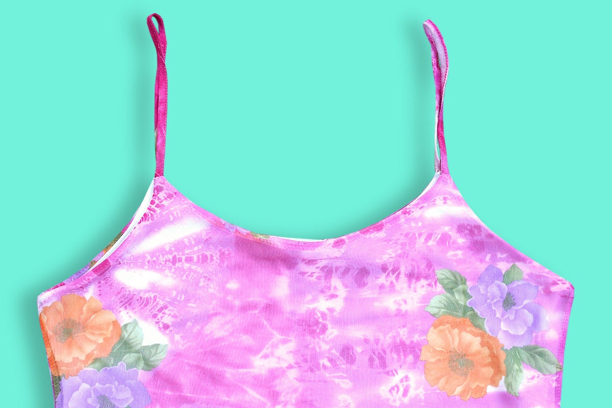90s Neon Pink Cyber Dress - Bodycon Vaporwave Mini Dress - Colorful ...