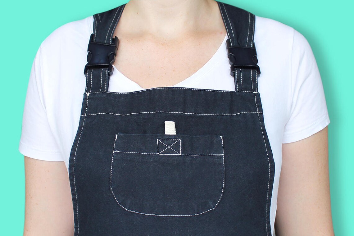 90s Denim Overalls Dress Normcore Dark Blue Jean Dress Minimalist Basic ...