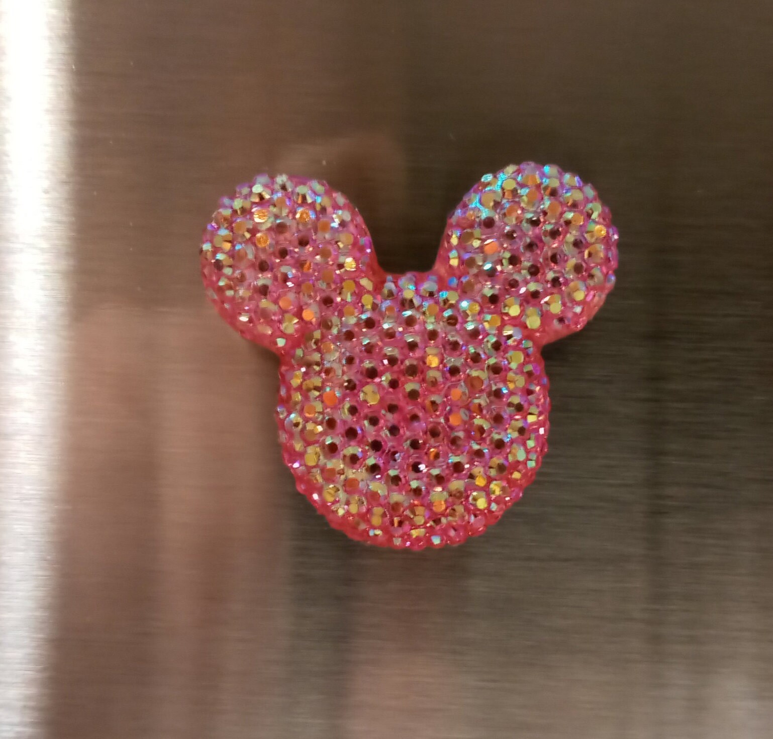 Set of 16 Mickey Mouse Head and Minnie Mouse Head Rhinestone Magnets - Etsy