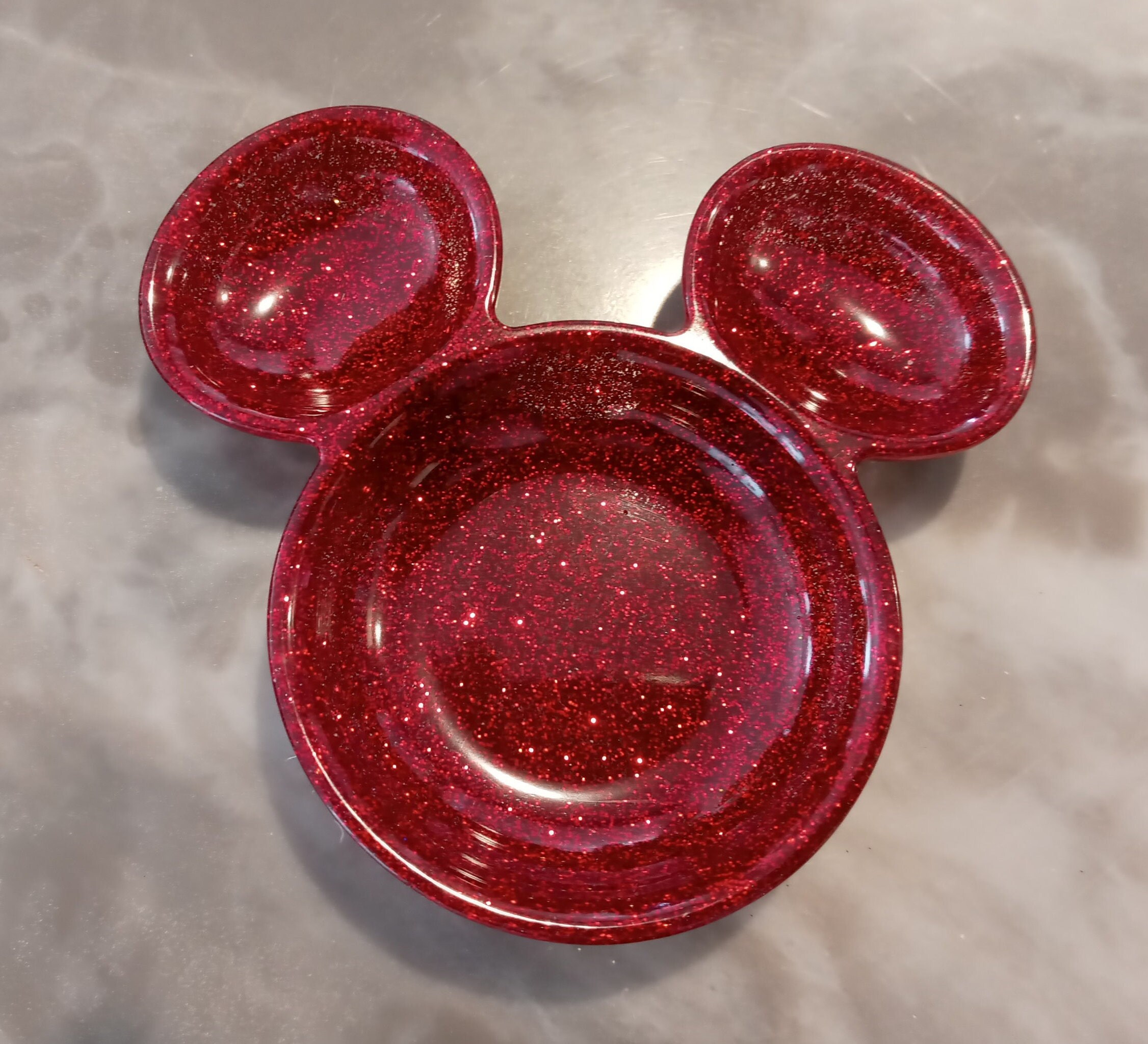 Mickey Mouse Head Epoxy Resin Ring Trinket Jewelry Spoon - Etsy