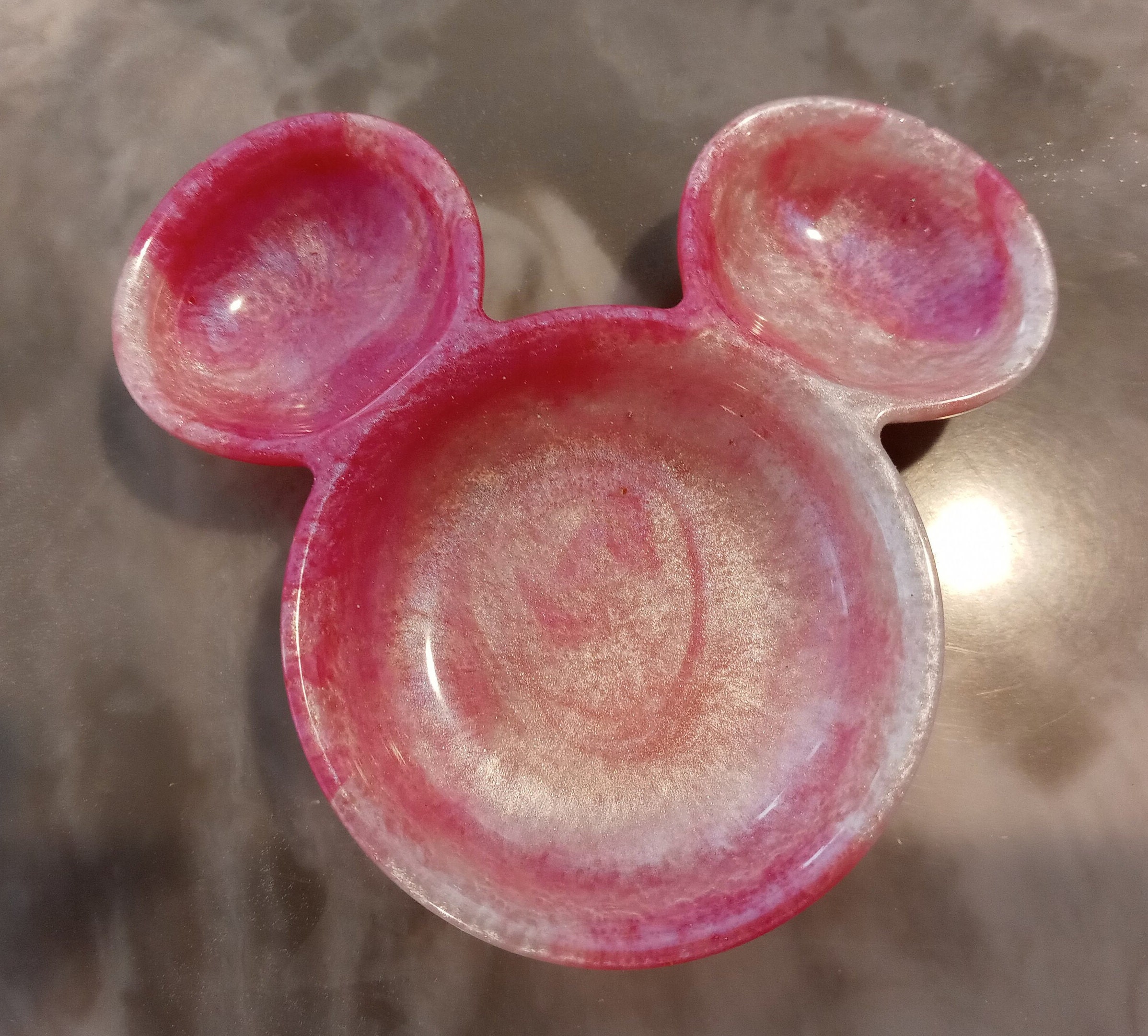 Mickey Mouse Head Epoxy Resin Ring Trinket Jewelry Spoon - Etsy
