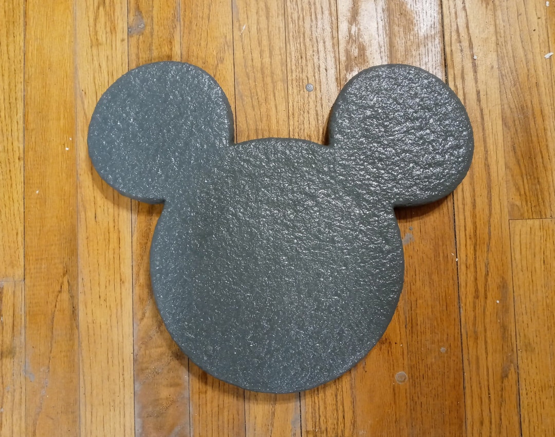 Pair of Two Large MICKEY MOUSE Garden Stepping Stones Decorative Stones ...