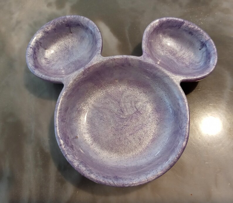 Mickey Mouse Head Epoxy Resin Ring Trinket Jewelry Spoon - Etsy
