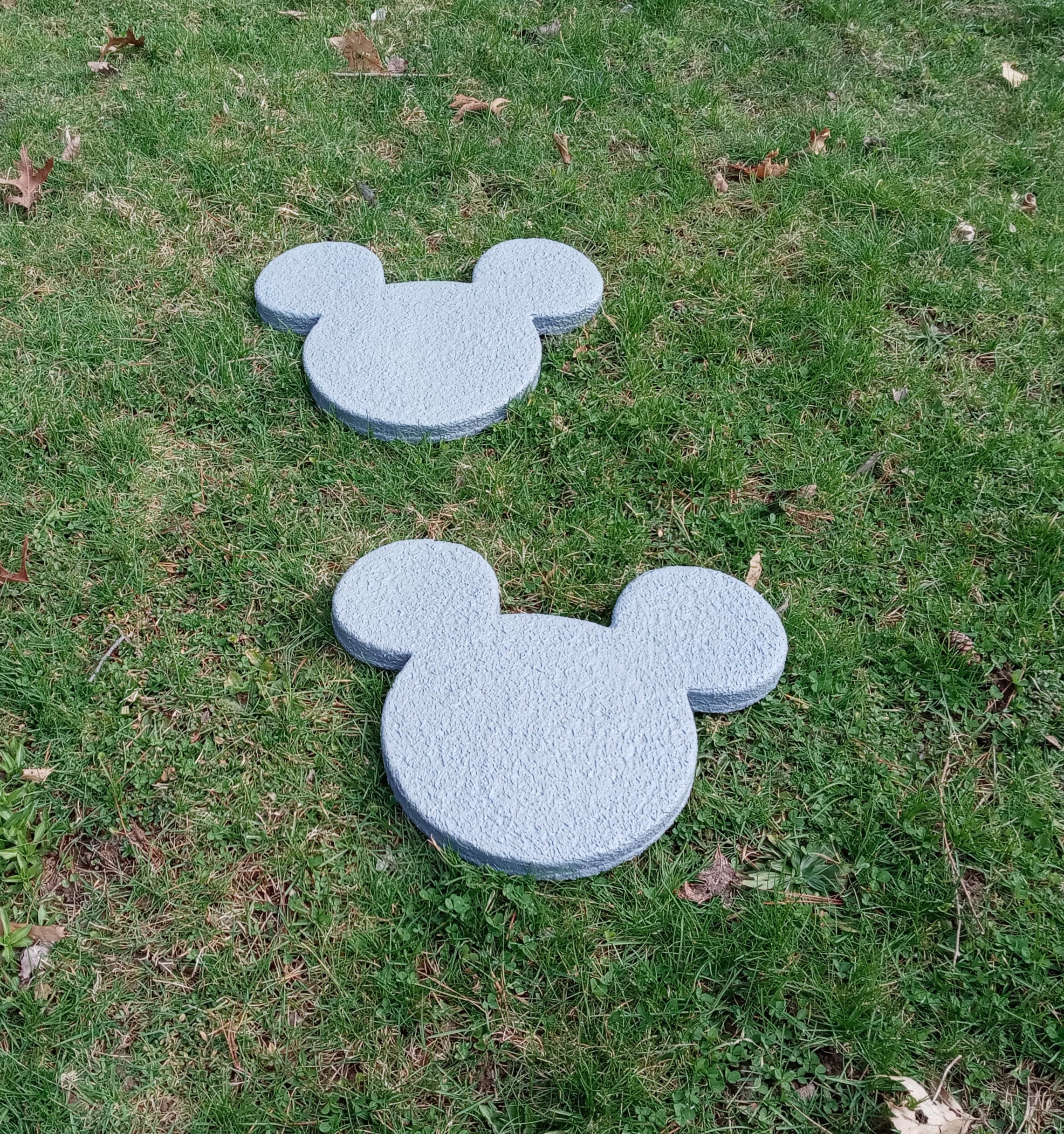Mickey Mouse Garden Stepping Stones, Concrete Decorative Stones (set of ...