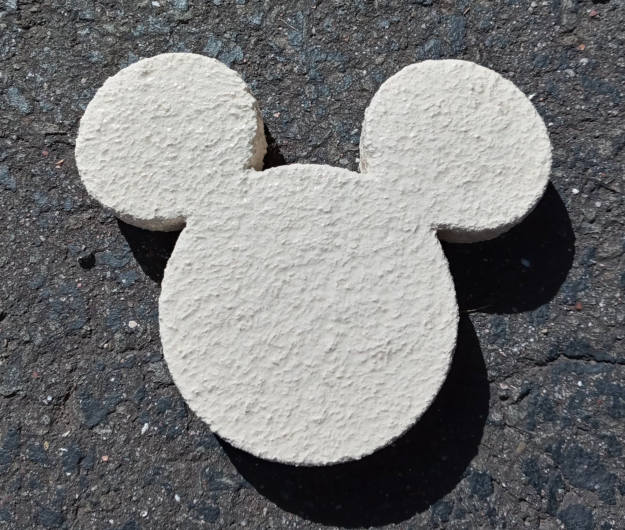 Medium Size MICKEY MOUSE Face Garden Stepping Stones Decorative Stones ...
