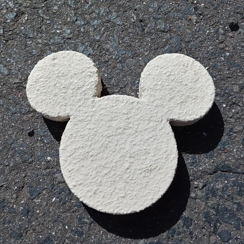 Small MICKEY MOUSE Garden Stepping Stones Decorative Stones Cast in ...