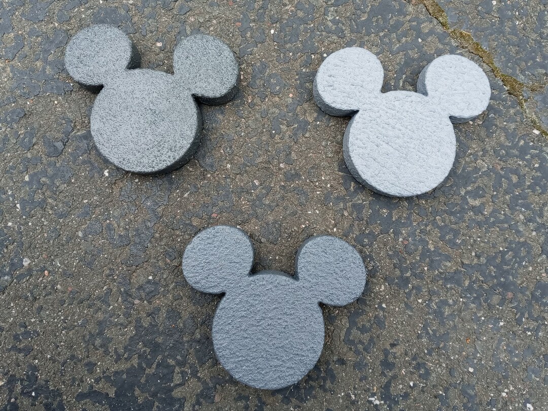 Small MICKEY MOUSE Garden Stepping Stones Decorative Stones - Etsy