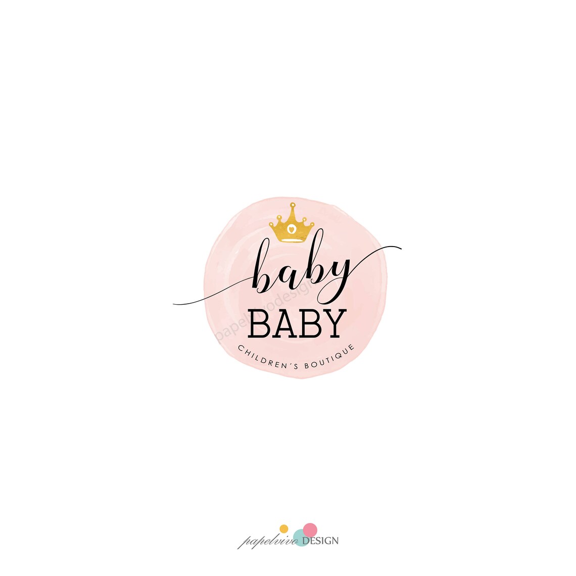 Baby Premade Logo Design Newborn Photography Logo Doula | Etsy