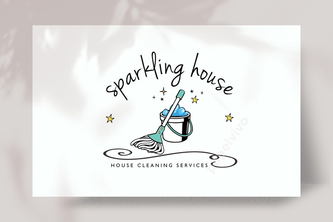 Cleaning Services Logo, House Cleaning Services Logo, Housekeeping ...