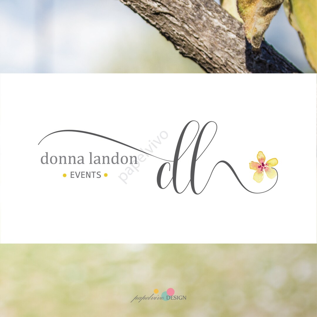 Custom Handwritten Logo / Logo Design / Brandin Package / Watercolor ...