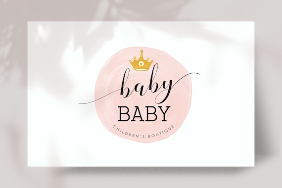 Baby Premade Logo Design Newborn Photography Logo Doula | Etsy