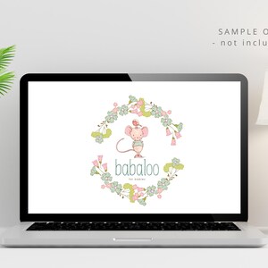 Mouse Logo for Kids Shop, Baby Logo Design, Children Boutique Branding ...