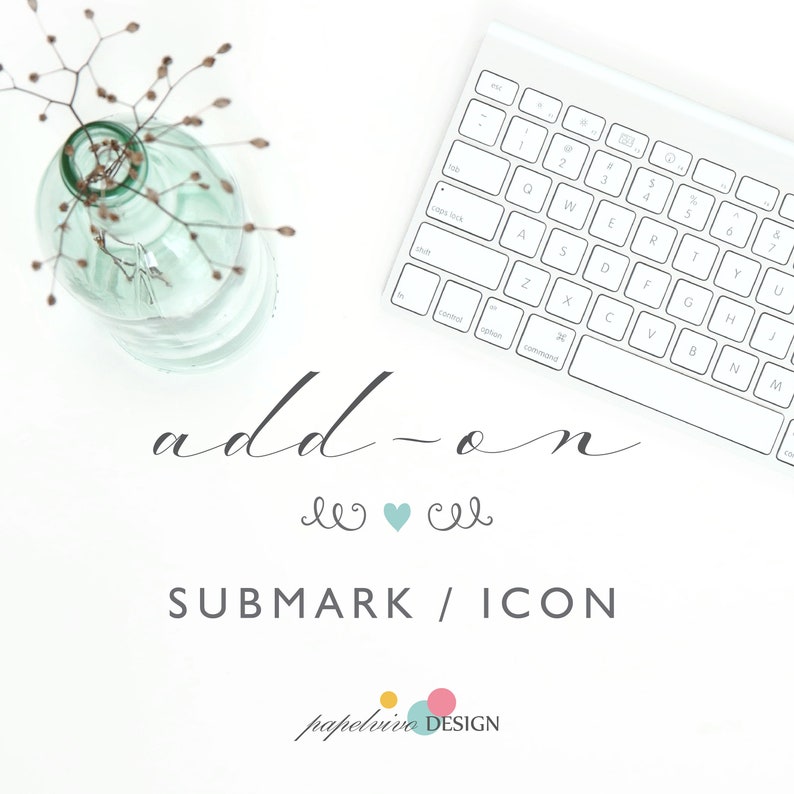 Submark design / Premade custom logo design icon / Icon design | Etsy