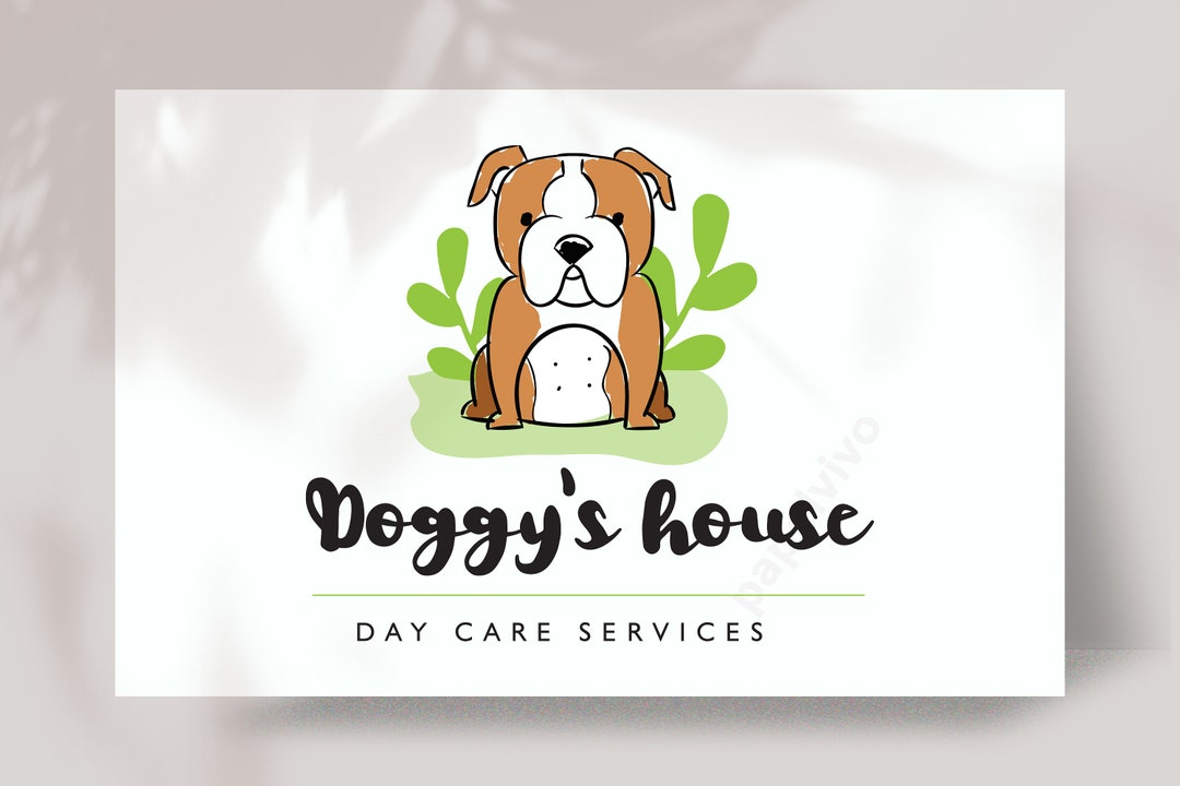 Dog Logo, Bulldog Premade Logo Design, Pet Photography, Pet Boutique ...