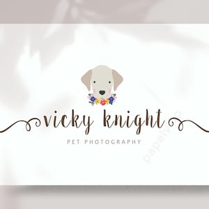 Dog Logo, Premade Logo Design, Pet Photography, Pet Boutique Logo, Dog ...