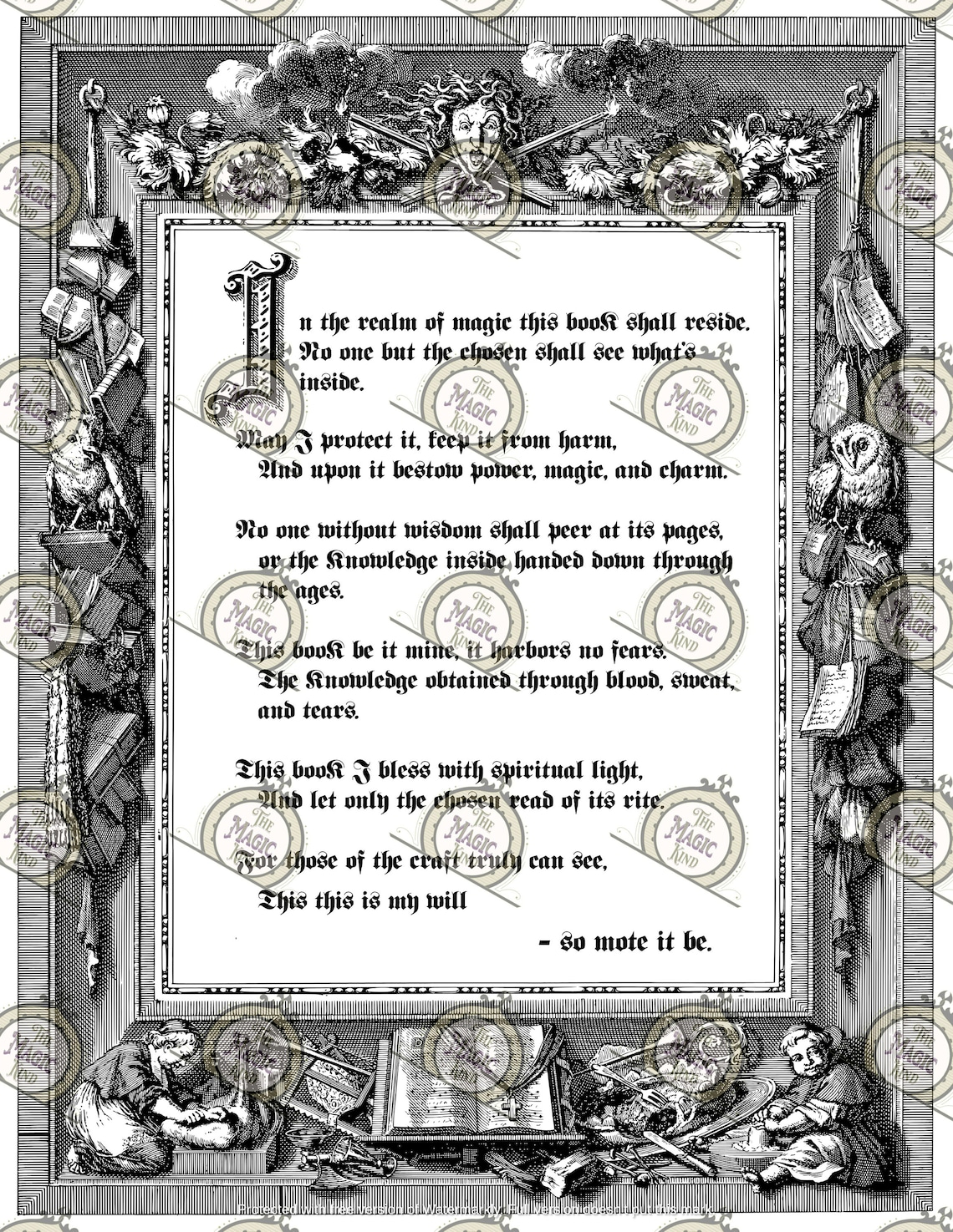 Book of Shadows Blessing, Book of Shadows, Book of Shadows Page ...