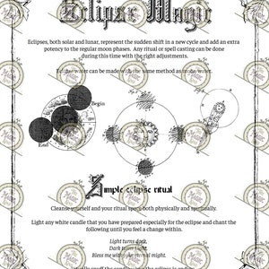 Eclipse Magic, Eclipse Ritual, Eclipse Spell, Lunar Ritual, Moon Ritual ...