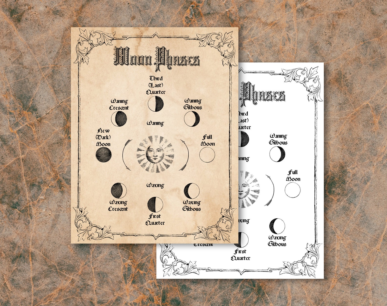 Moon Phases, Moon Phases Meanings, Moon Phases Definitions, Book of ...