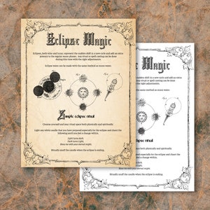 Eclipse Magic, Eclipse Ritual, Eclipse Spell, Lunar Ritual, Moon Ritual ...
