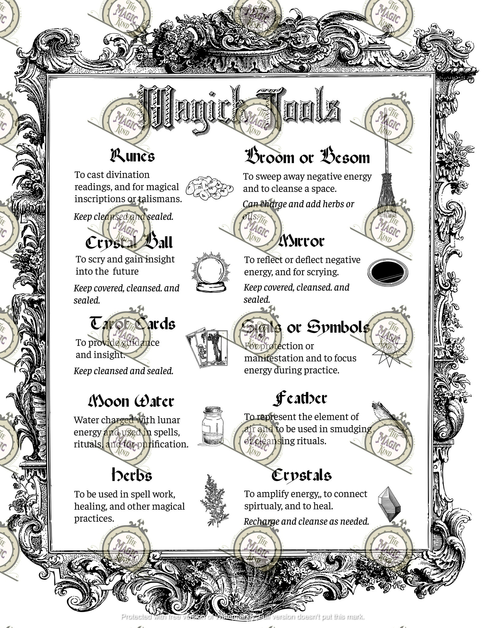Witches Tools, Tools, Book of Shadows, Book of Shadows Page, Grimoire ...