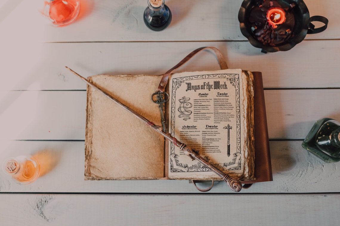 Days of the Week Meanings, Week Days Magick, Book of Shadows Page ...