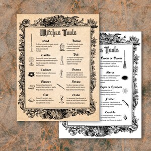 Witches Tools, Tools, Book of Shadows, Book of Shadows Page, Grimoire ...