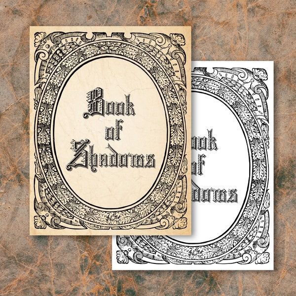 Book of Shadows Printable Pages - Etsy