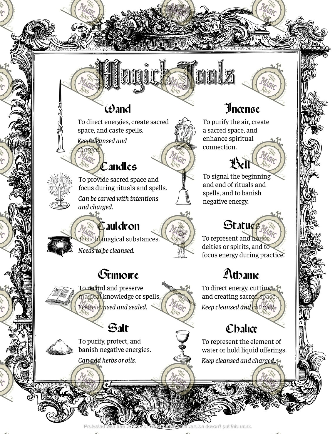 Witches Tools, Tools, Book of Shadows, Book of Shadows Page, Grimoire ...