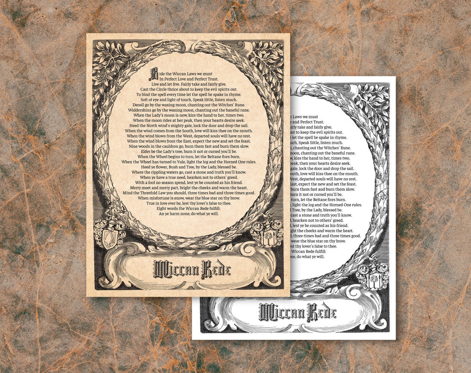 Wiccan Rede, Witches Rede, Book of Shadows, Book of Shadows Page ...