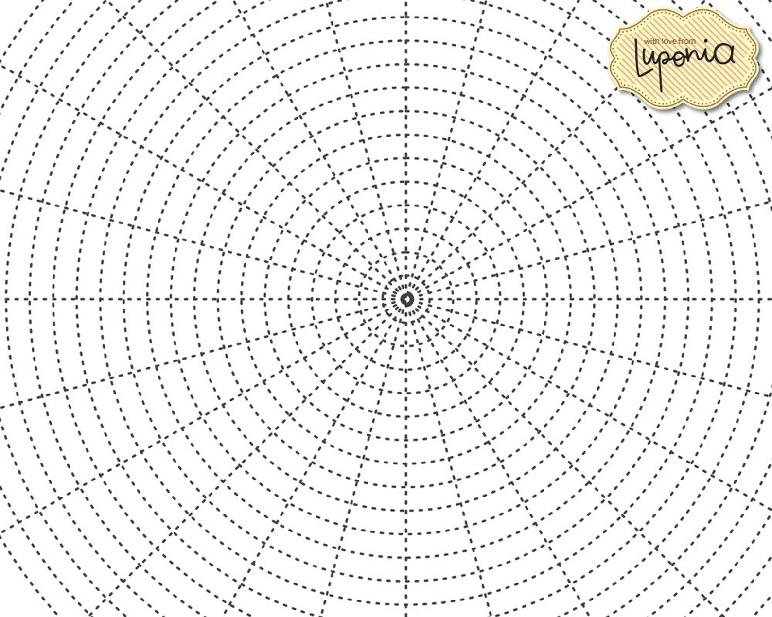 Mandala Grid Paper - 12 Different Grids - Etsy