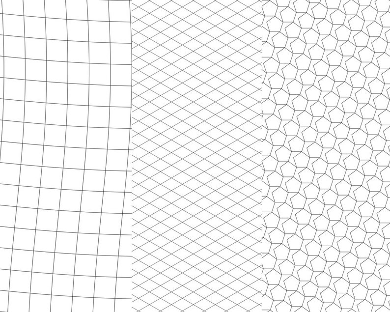 Isometric and Special Coloring Grids 12 Pages Make Your - Etsy