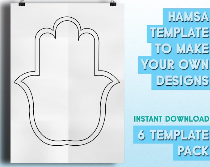 Hamsa With Four Chickens - Etsy