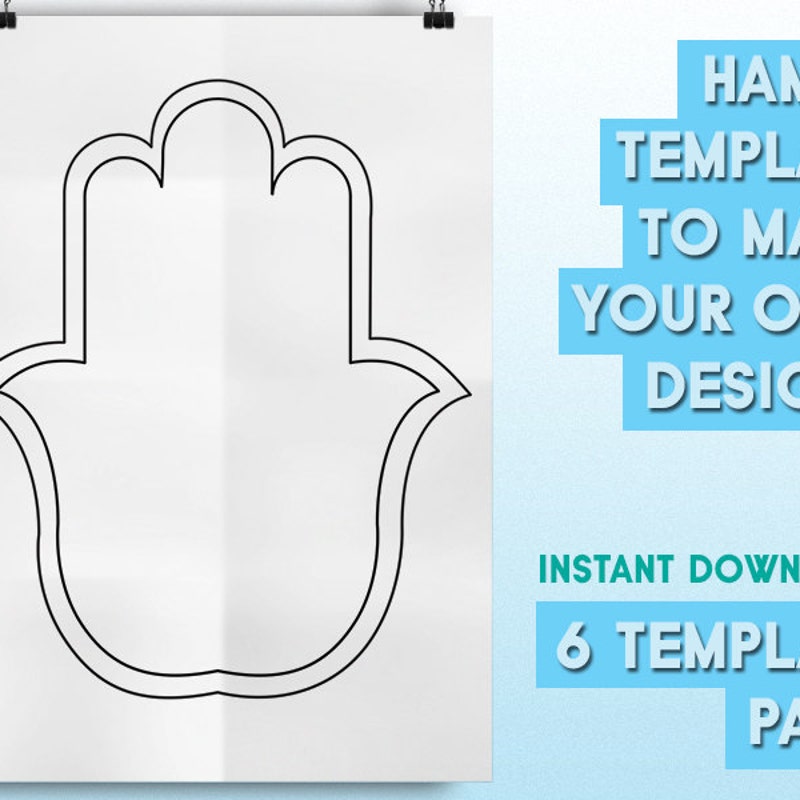 Hamsa Stencil - Etsy